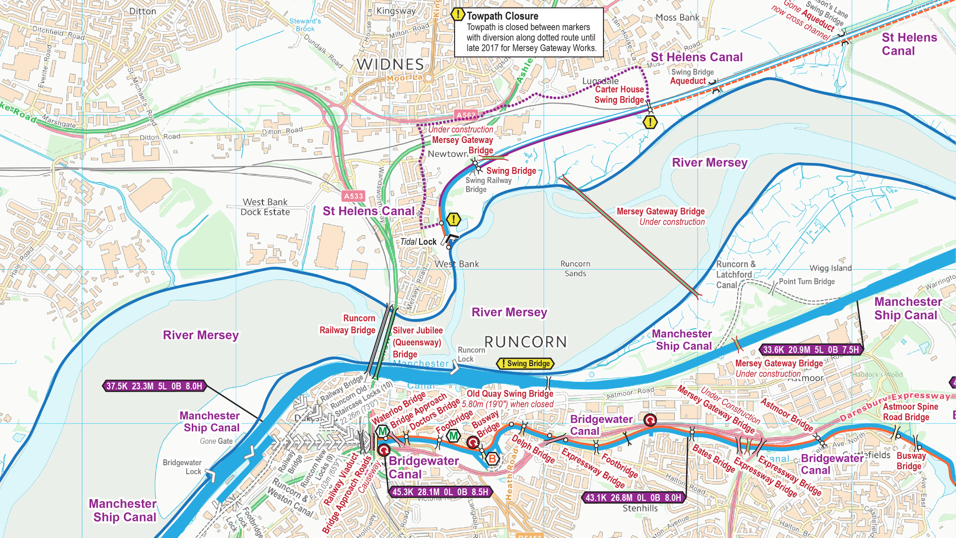 Mersey Gateway - Waterway Routes