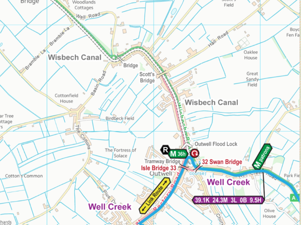 Wisbech Canal Maps - Waterway Routes