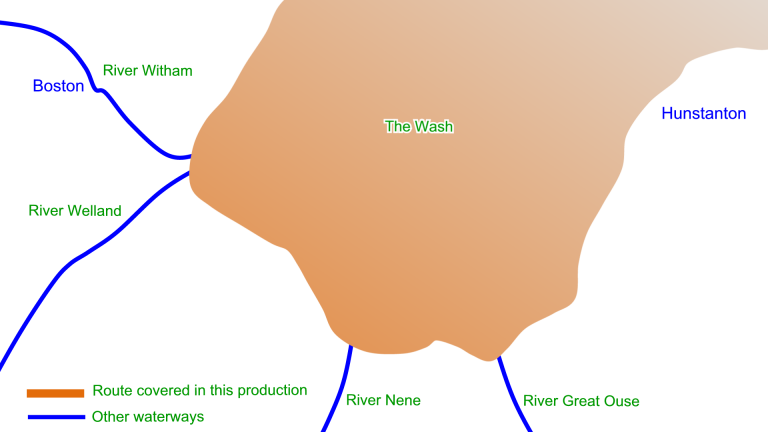 The Wash Maps - Waterway Routes