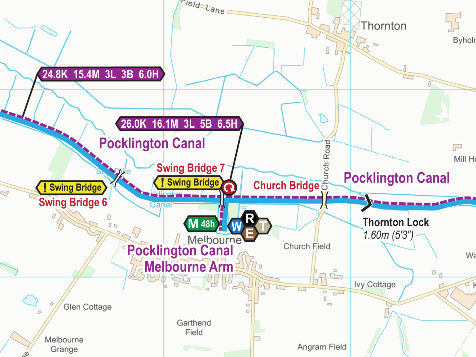 Pocklington Canal (Restoration) Maps - FREE - Waterway Routes