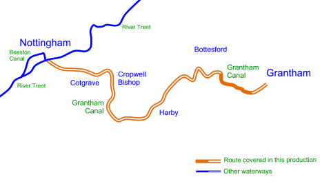 Grantham Canal (Restoration) Maps - FREE - Waterway Routes