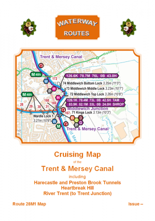 Trent & Mersey Canal Map - Waterway Routes