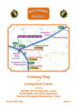 Llangollen Canal Maps - Waterway Routes