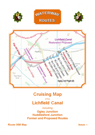 Lichfield Canal (Restoration) Maps - FREE - Waterway Routes