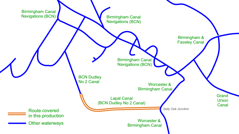 Lapal Canal (Restoration) Maps - FREE - Waterway Routes