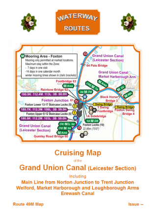 Grand Union Canal (Leicester Section) Maps – Waterway Routes