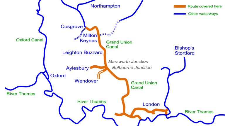 Grand Union Canal (South) Maps – Waterway Routes