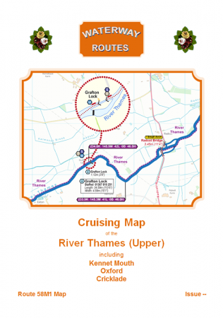 River Thames (Upper) Maps - Waterway Routes