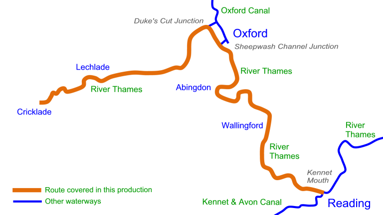 River Thames (Upper) Maps - Waterway Routes
