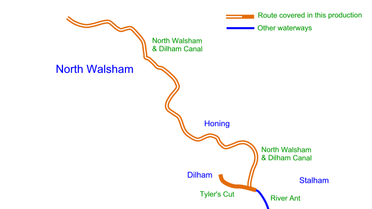 North Walsham & Dilham Canal (Restoration) Maps - FREE - Waterway Routes