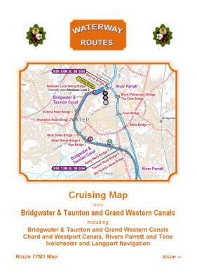 Bridgwater & Taunton Canal and Grand Western Canal Maps - Waterway Routes