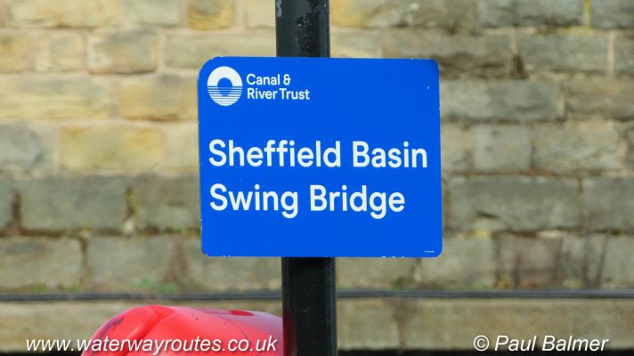 Blue Bridge Signs - Waterway Routes