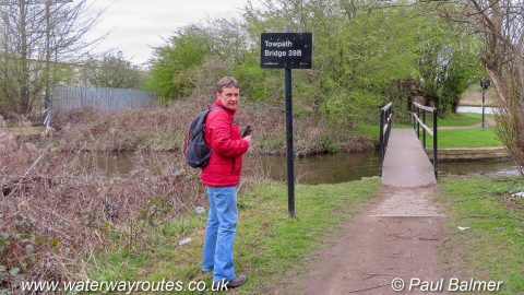 Blue Bridge Signs - Waterway Routes
