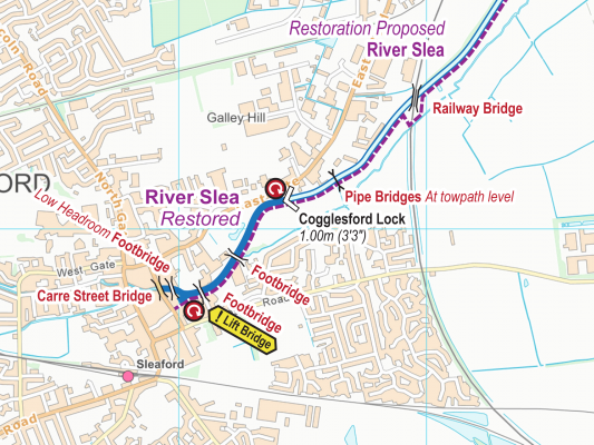 River Slea Maps – FREE – Waterway Routes