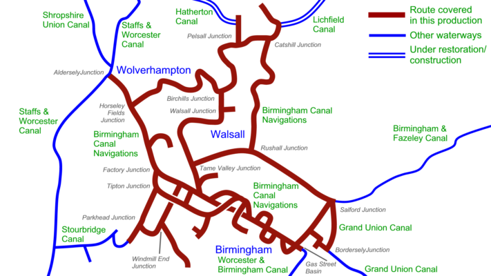Birmingham Canal Navigations (BCN) DVDs - Waterway Routes