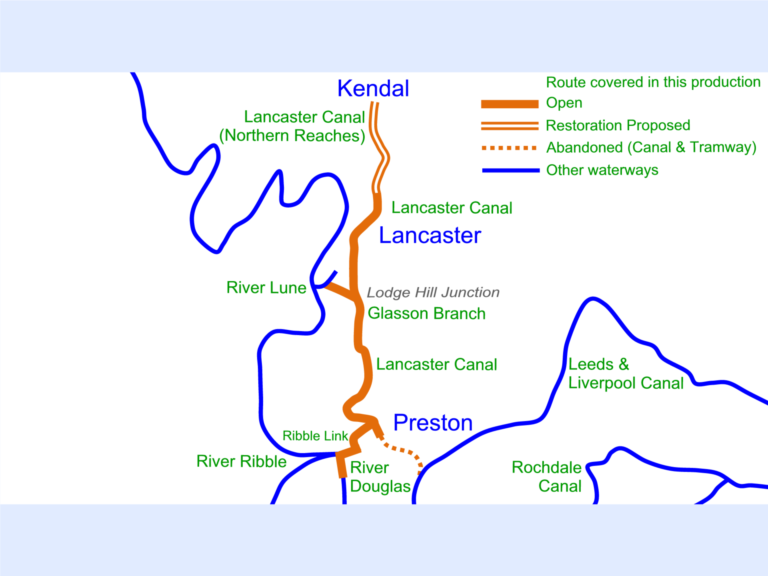 Lancaster Canal Map for Download - Waterway Routes