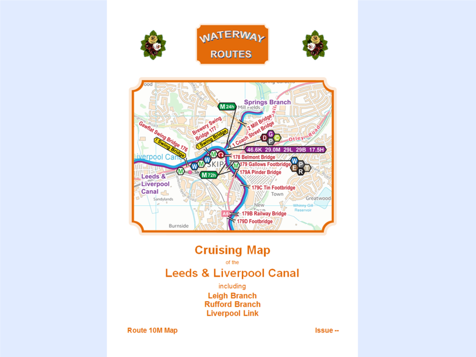 Leeds & Liverpool Canal Map for Download - Waterway Routes