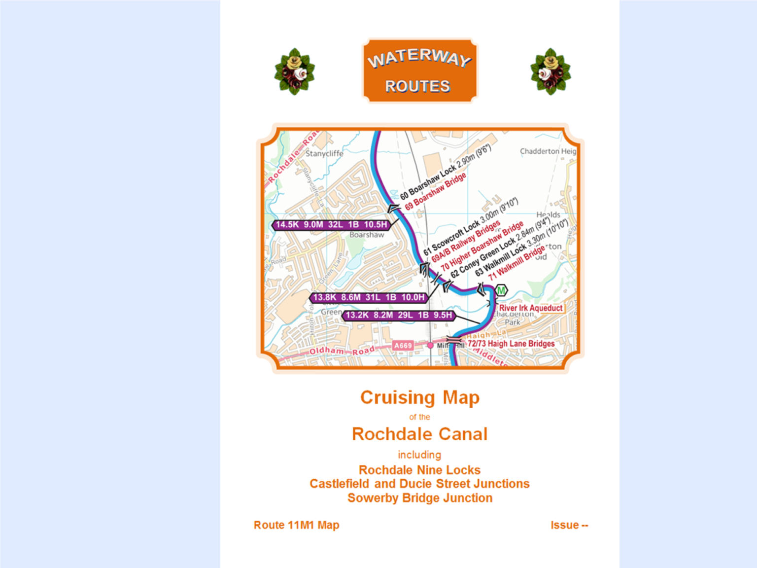 Rochdale Canal Map for Download - Waterway Routes