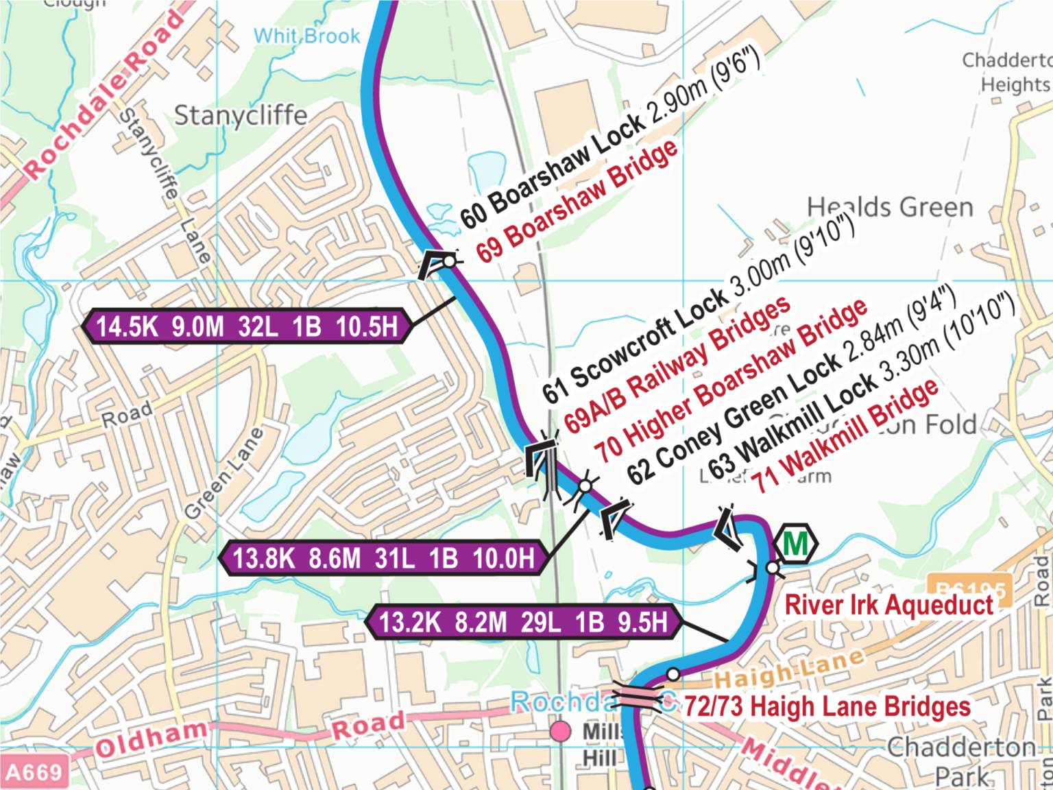 Leeds & Liverpool Canal Cruising Map for Download - Waterway Routes