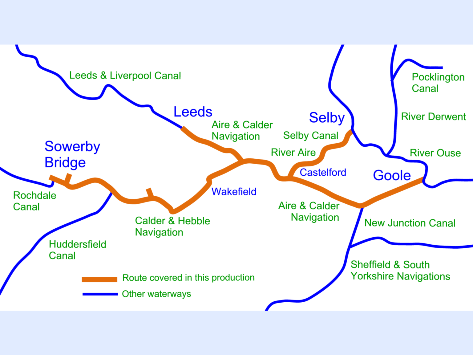 Aire & Calder and Calder & Hebble Navigations Map for Download ...