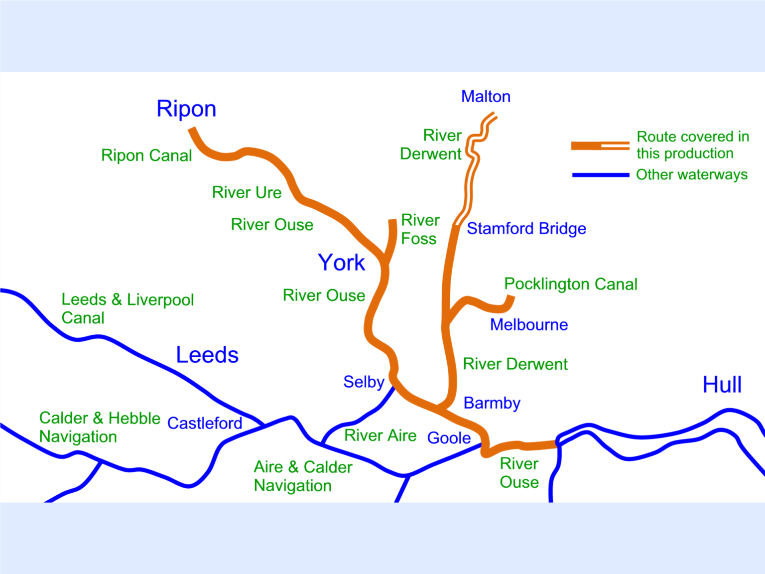 River Ouse and Tributaries Map for Download - Waterway Routes