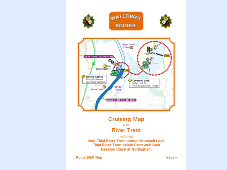 River Trent Map for Download - Waterway Routes