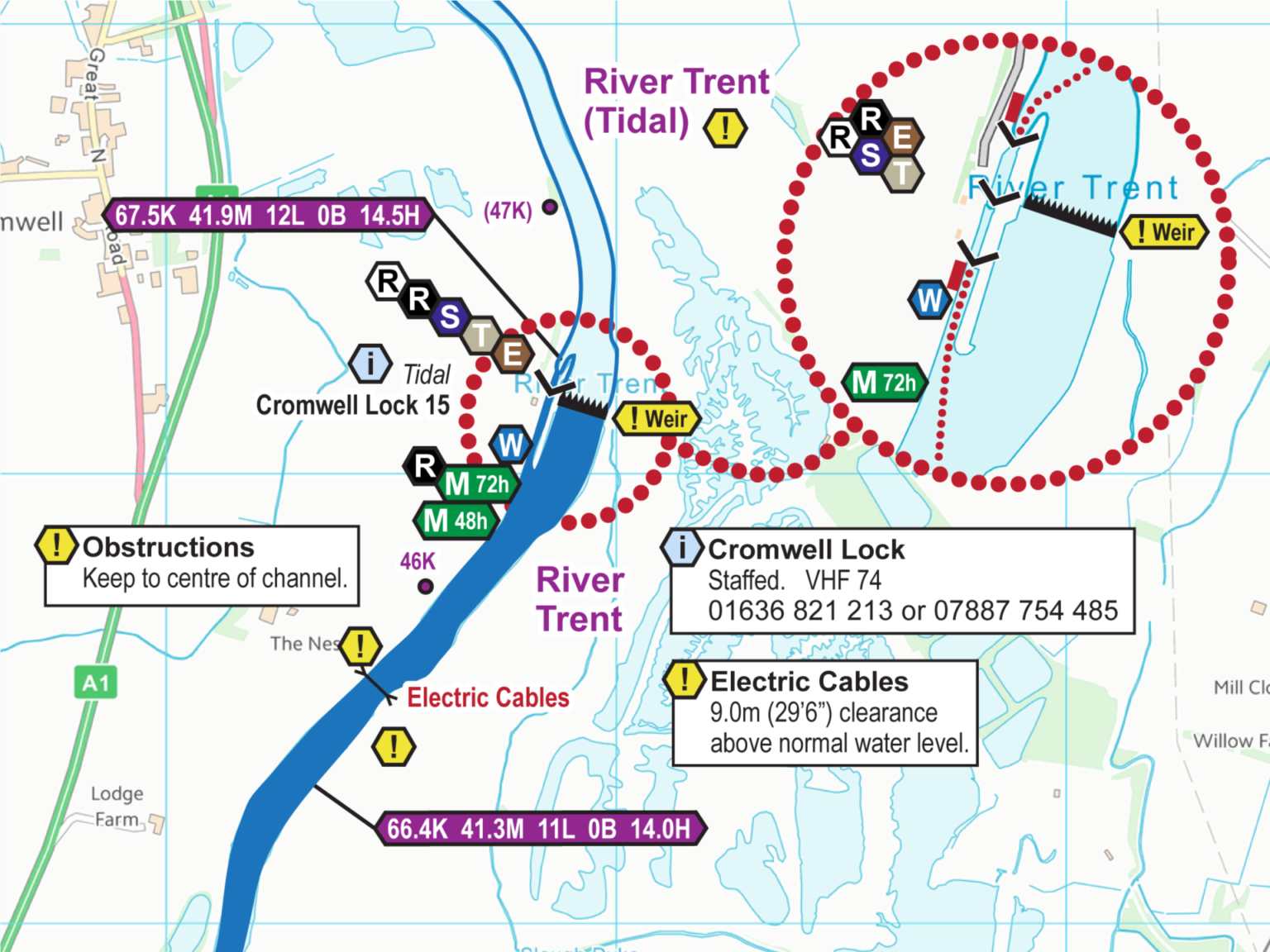 River Trent Map for Download - Waterway Routes