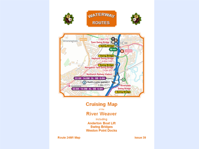 River Weaver Map for Download - Waterway Routes