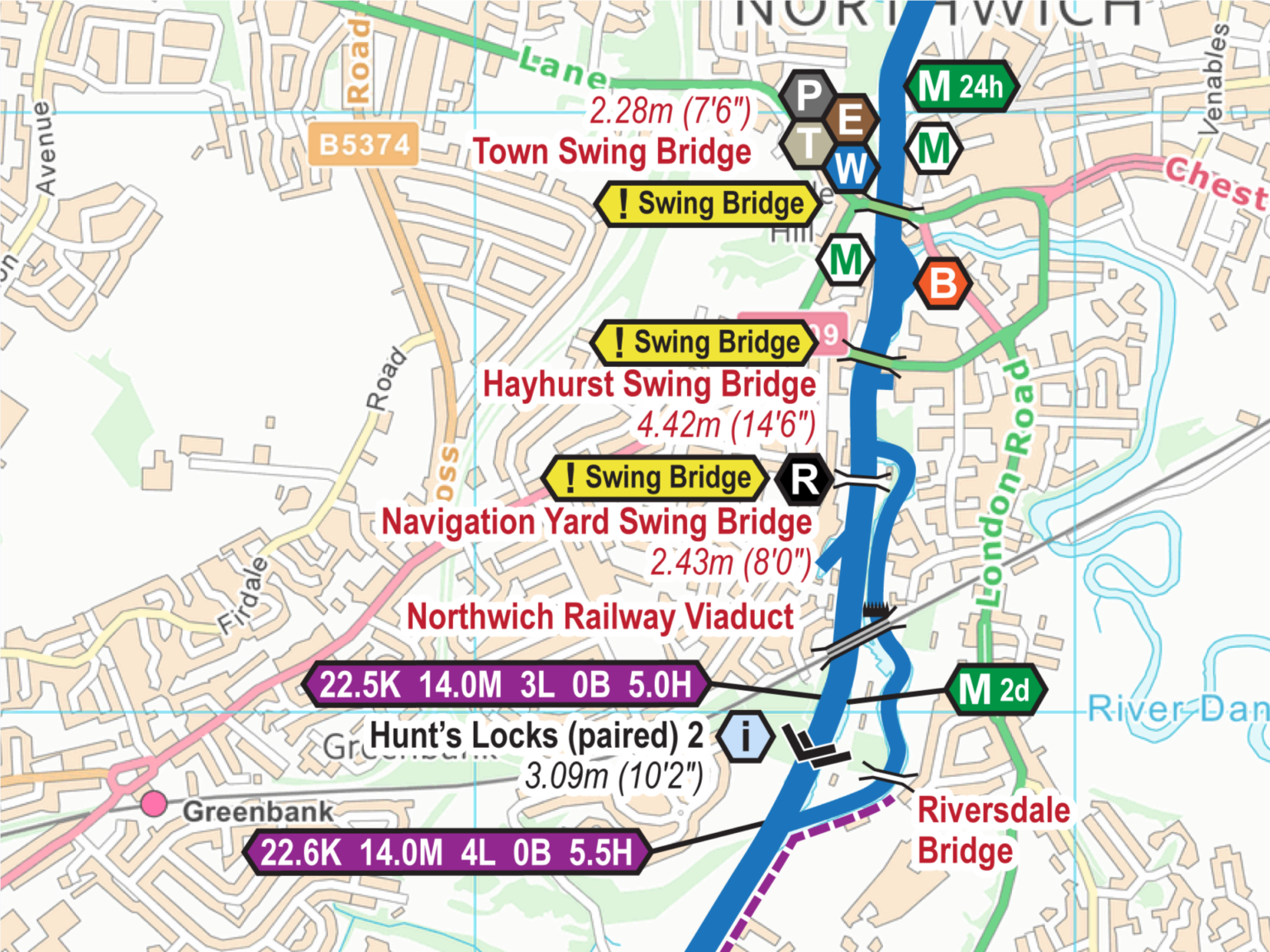 Lancaster Canal Cruising Map for Download – Waterway Routes