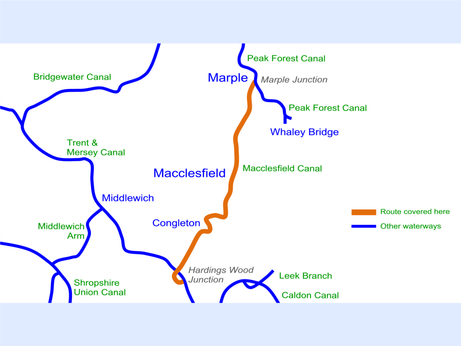 Macclesfield Canal Map for Download - Waterway Routes