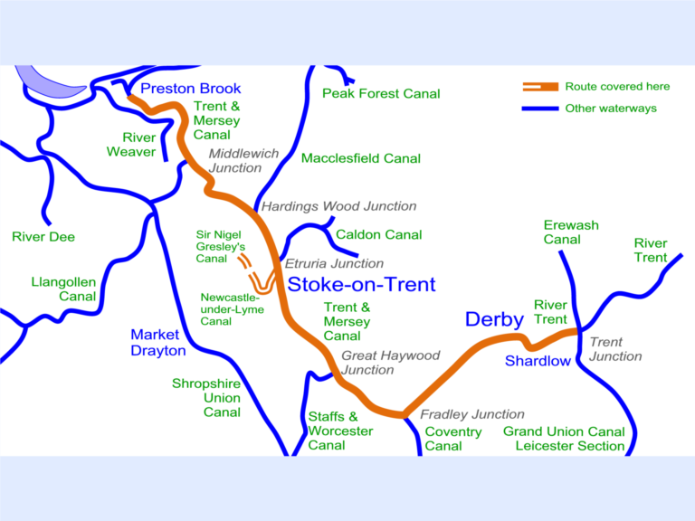 Trent & Mersey Canal Map for Download - Waterway Routes