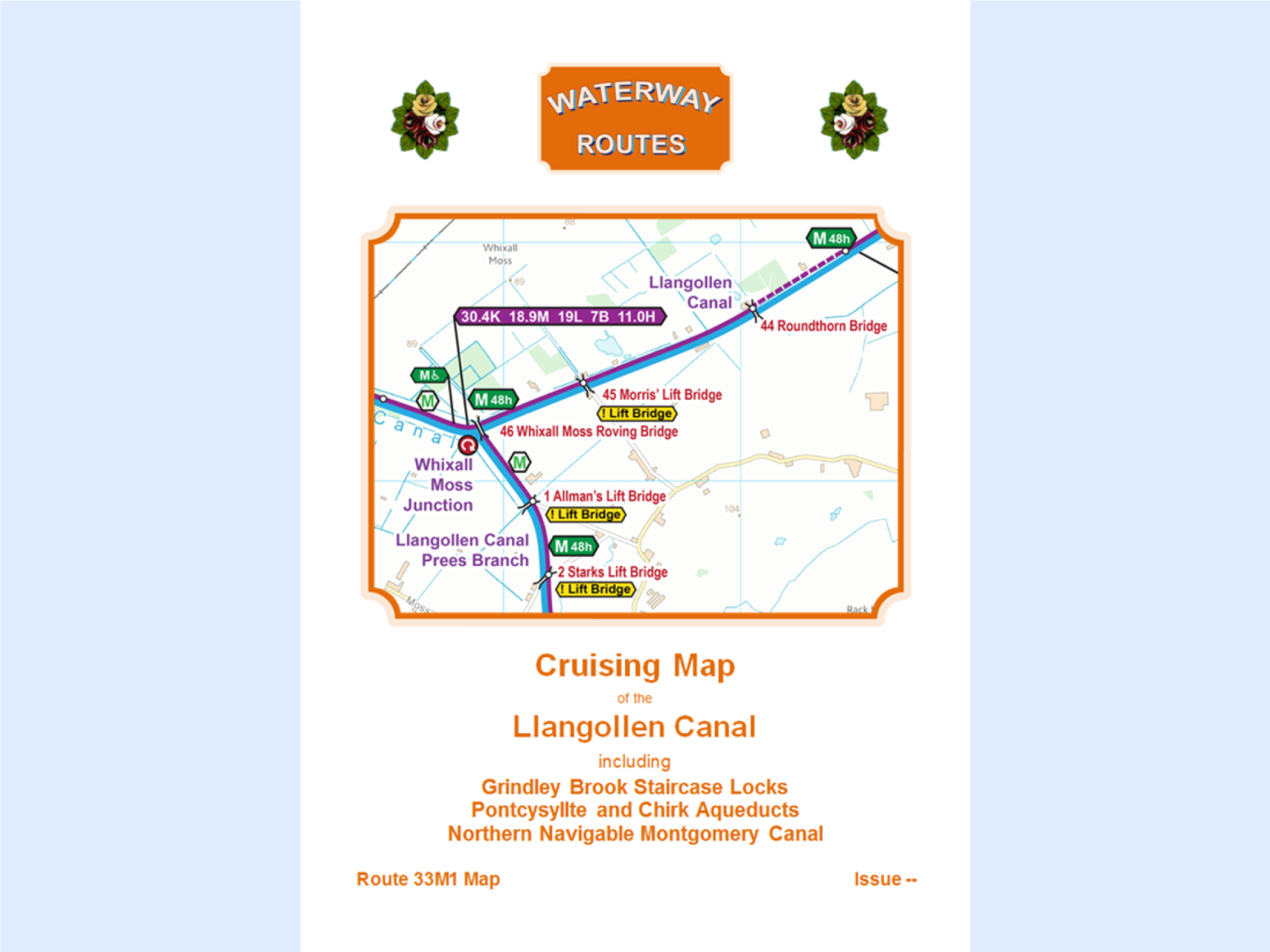 Llangollen Canal Map for Download - Waterway Routes
