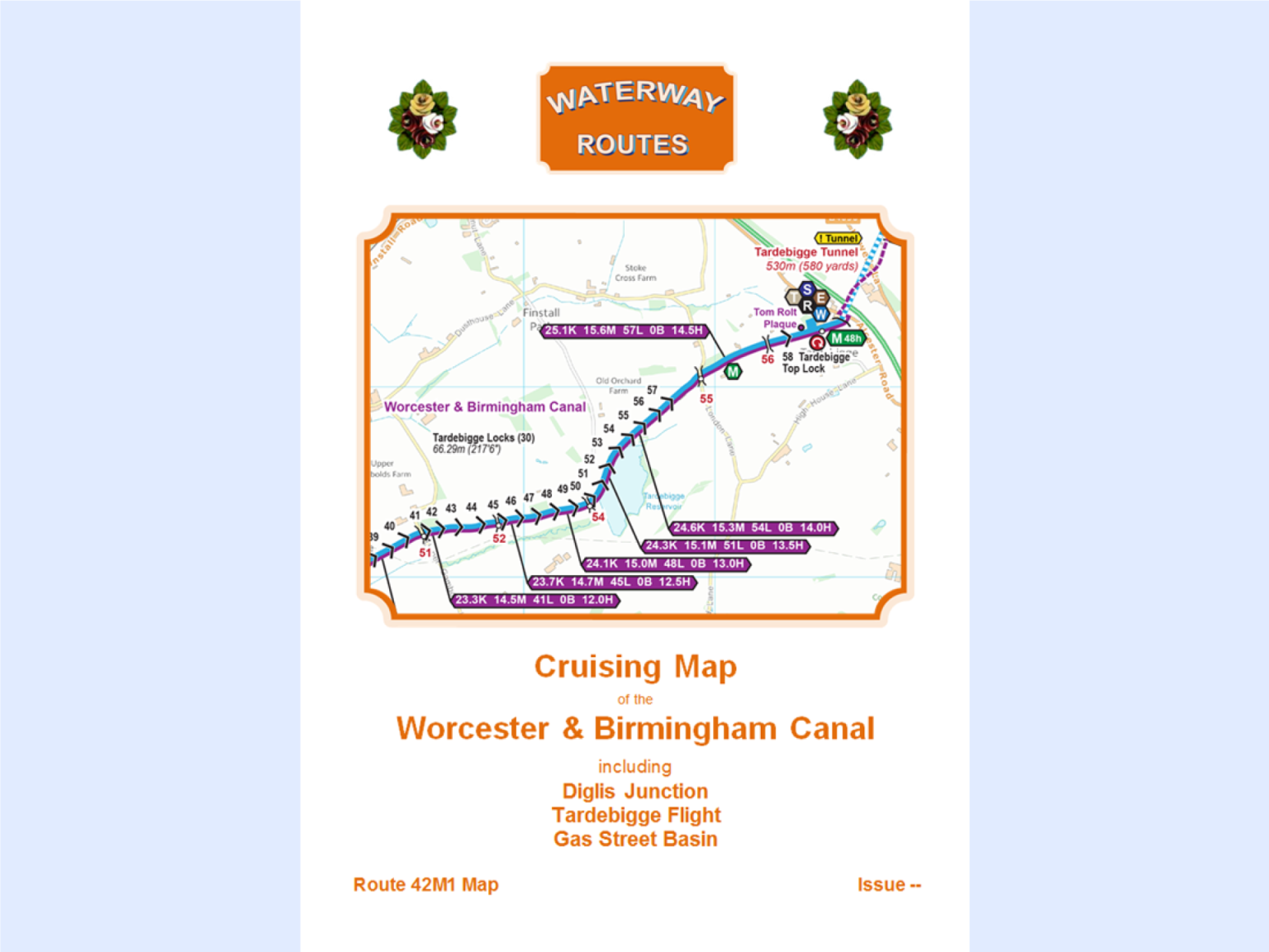 Worcester & Birmingham Canal Map for Download - Waterway Routes