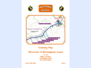 Worcester & Birmingham Canal Map for Download - Waterway Routes