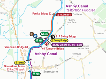 Ashby Canal Map for Download - Waterway Routes