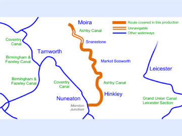 Ashby Canal Map for Download – Waterway Routes