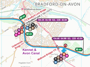 Kennet & Avon Canal Map for Download - Waterway Routes
