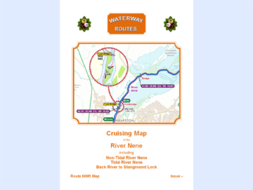 River Nene Map for Download - Waterway Routes