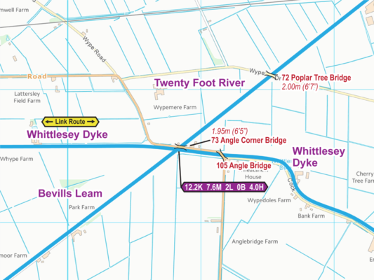 Middle Level Navigations Map for Download - Waterway Routes