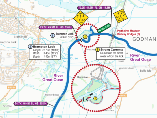 River Severn and Gloucester & Sharpness Canal Map for Download ...