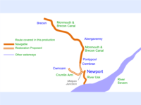 Monmouth & Brecon Canal Map for Download - Waterway Routes