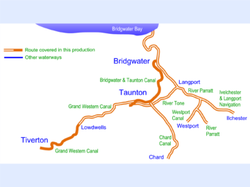 Bridgwater & Taunton and Grand Western Canals Map for Download ...