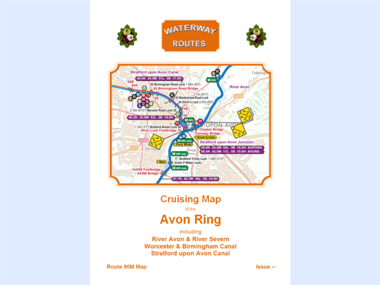 Avon Ring Map for Download - Waterway Routes