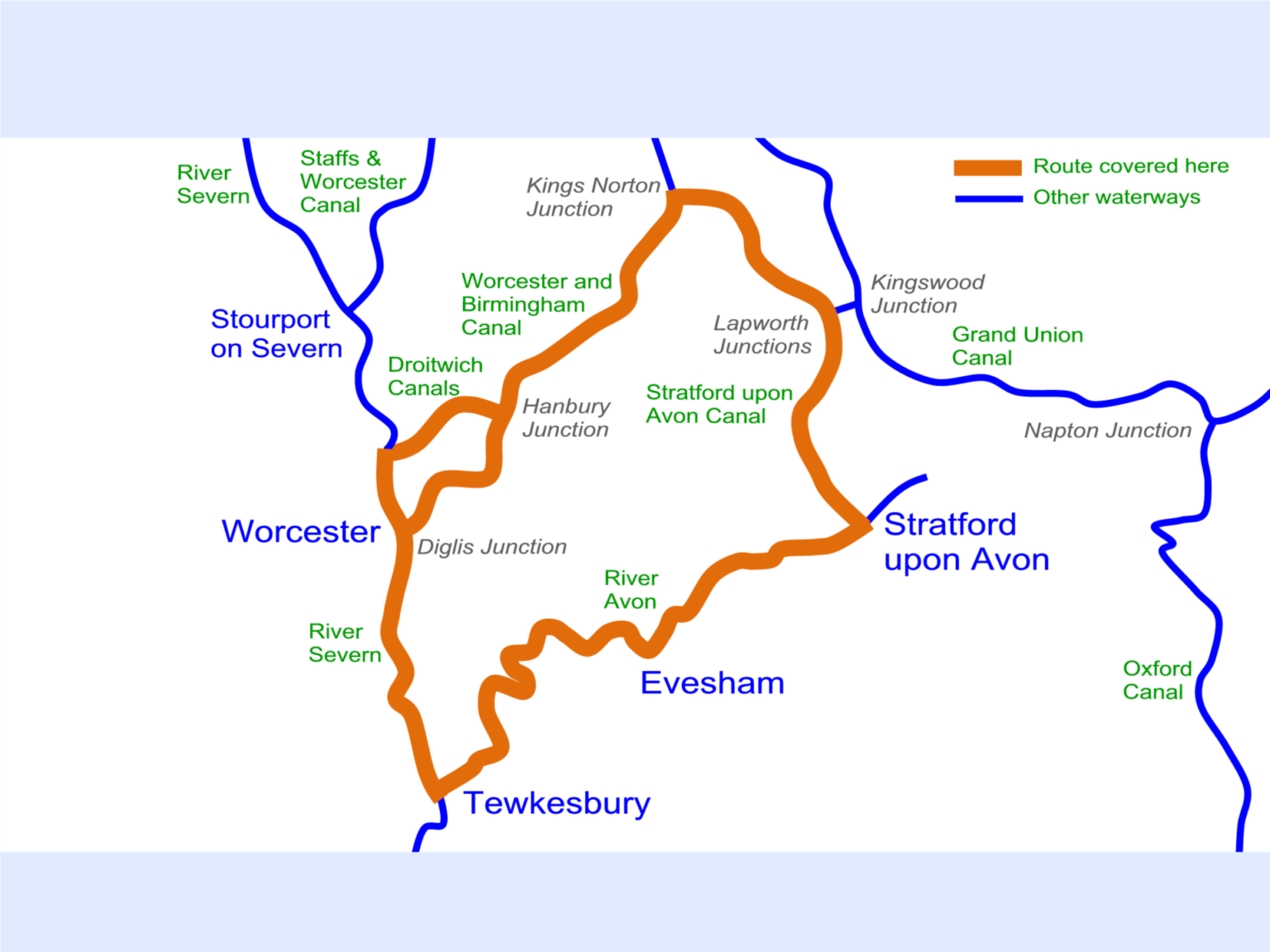 Avon Ring Map for Download - Waterway Routes