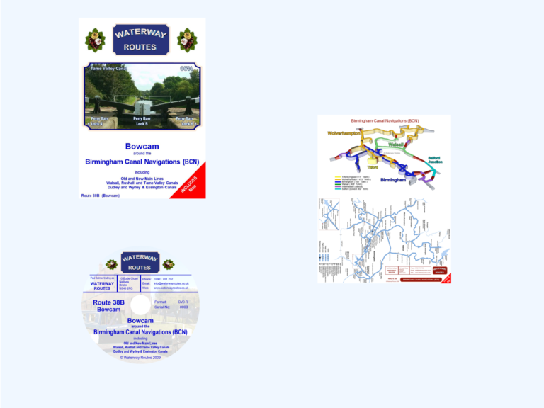 Birmingham Canal Navigations (BCN) DVDs - Waterway Routes