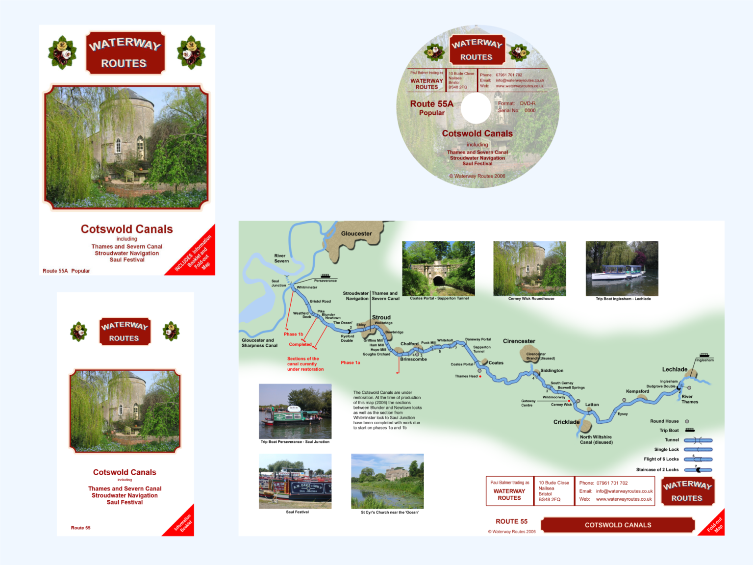 Cotswold Canals DVD - Waterway Routes