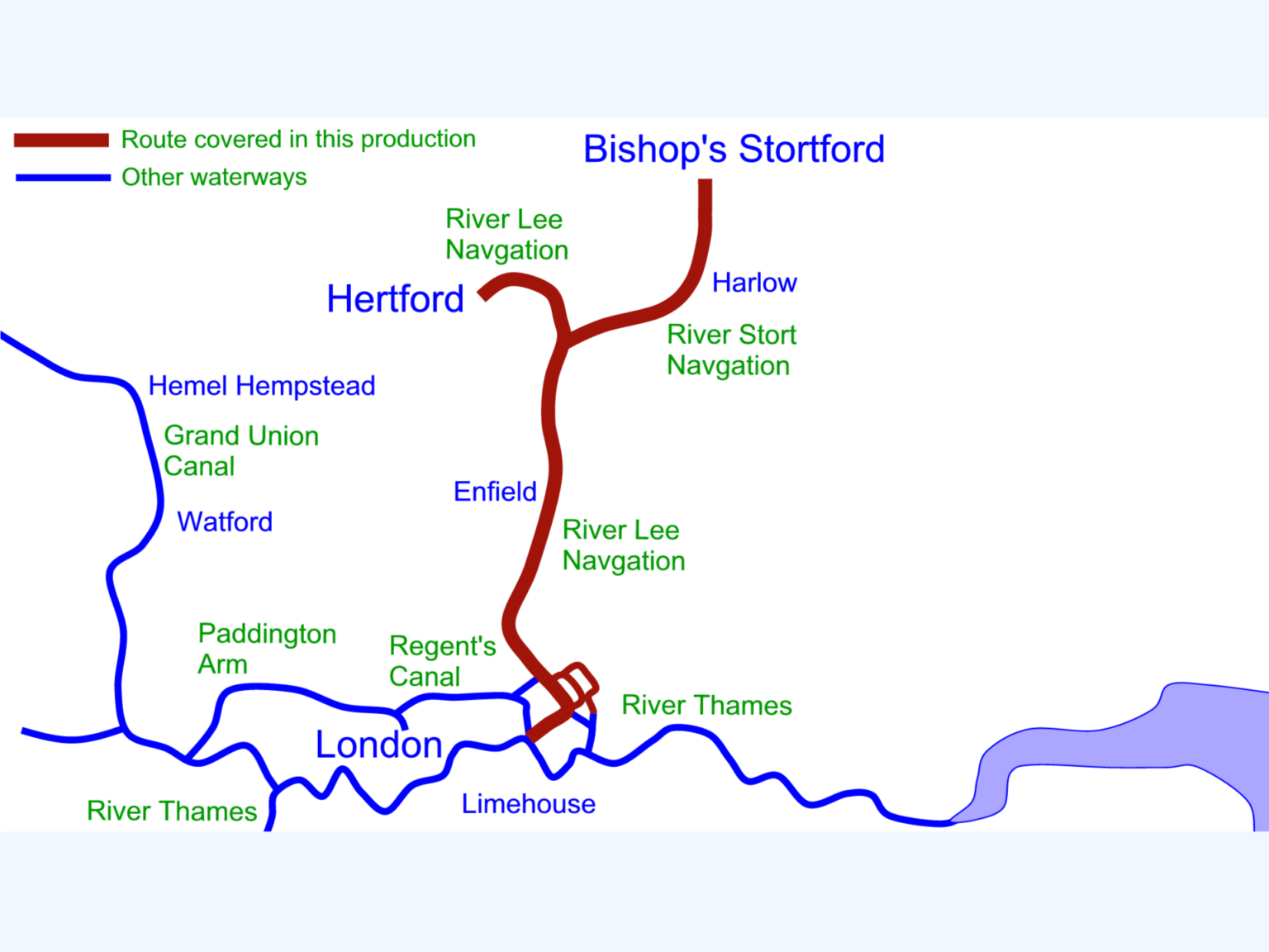 Lee & Stort Navigations DVDs - Waterway Routes