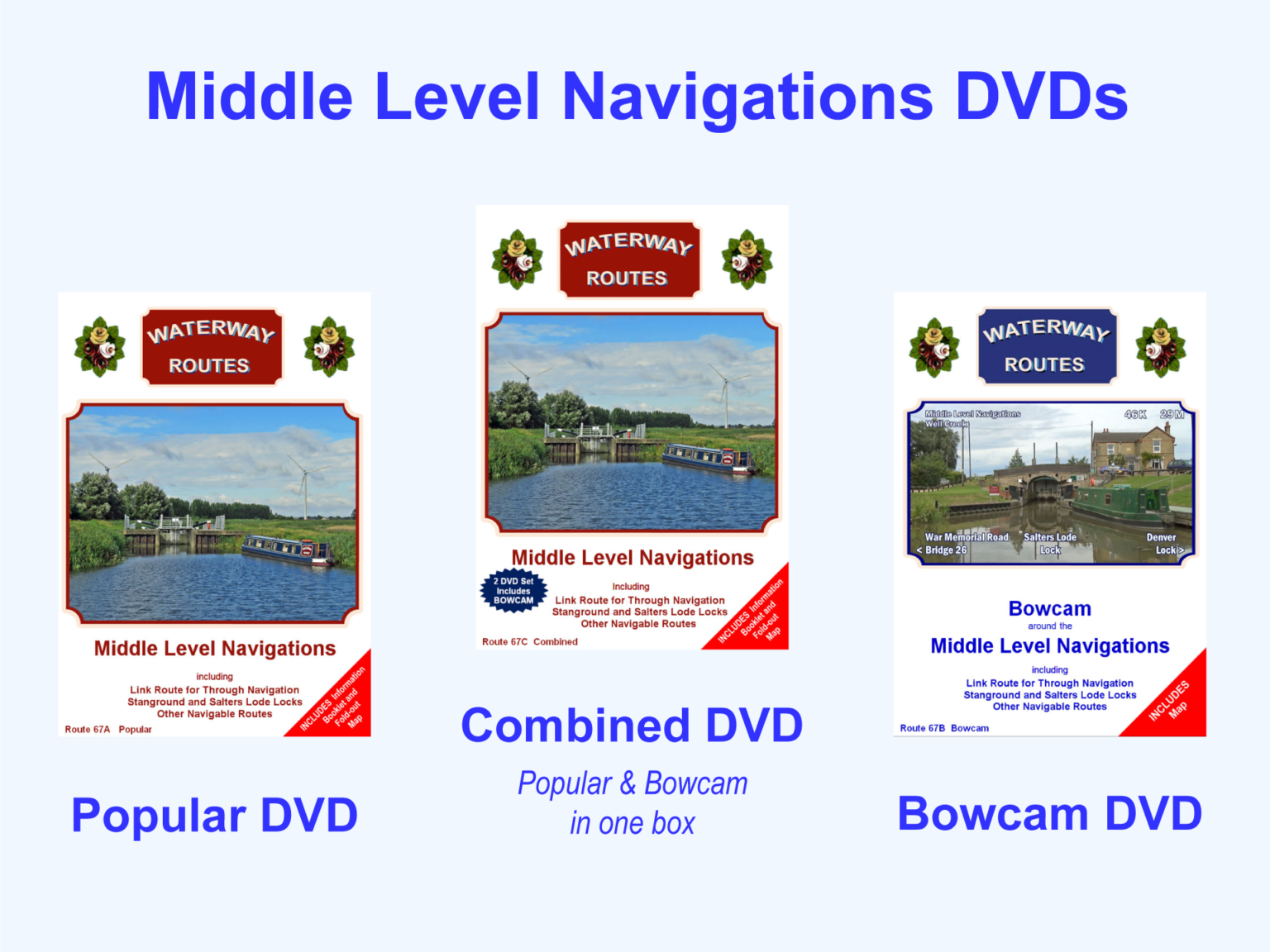 Middle Level Navigations DVDs - Waterway Routes