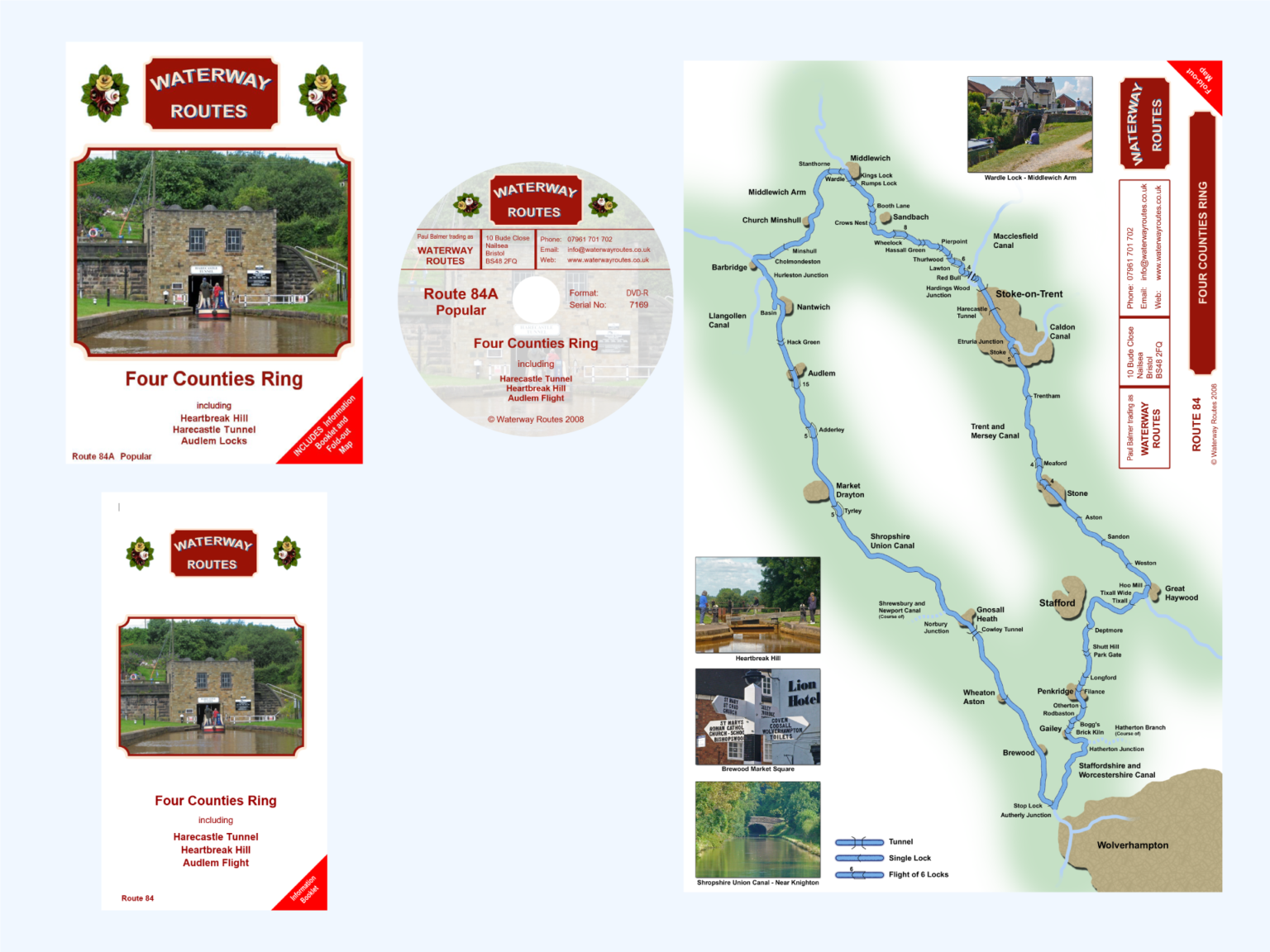Four Counties Ring DVDs - Waterway Routes