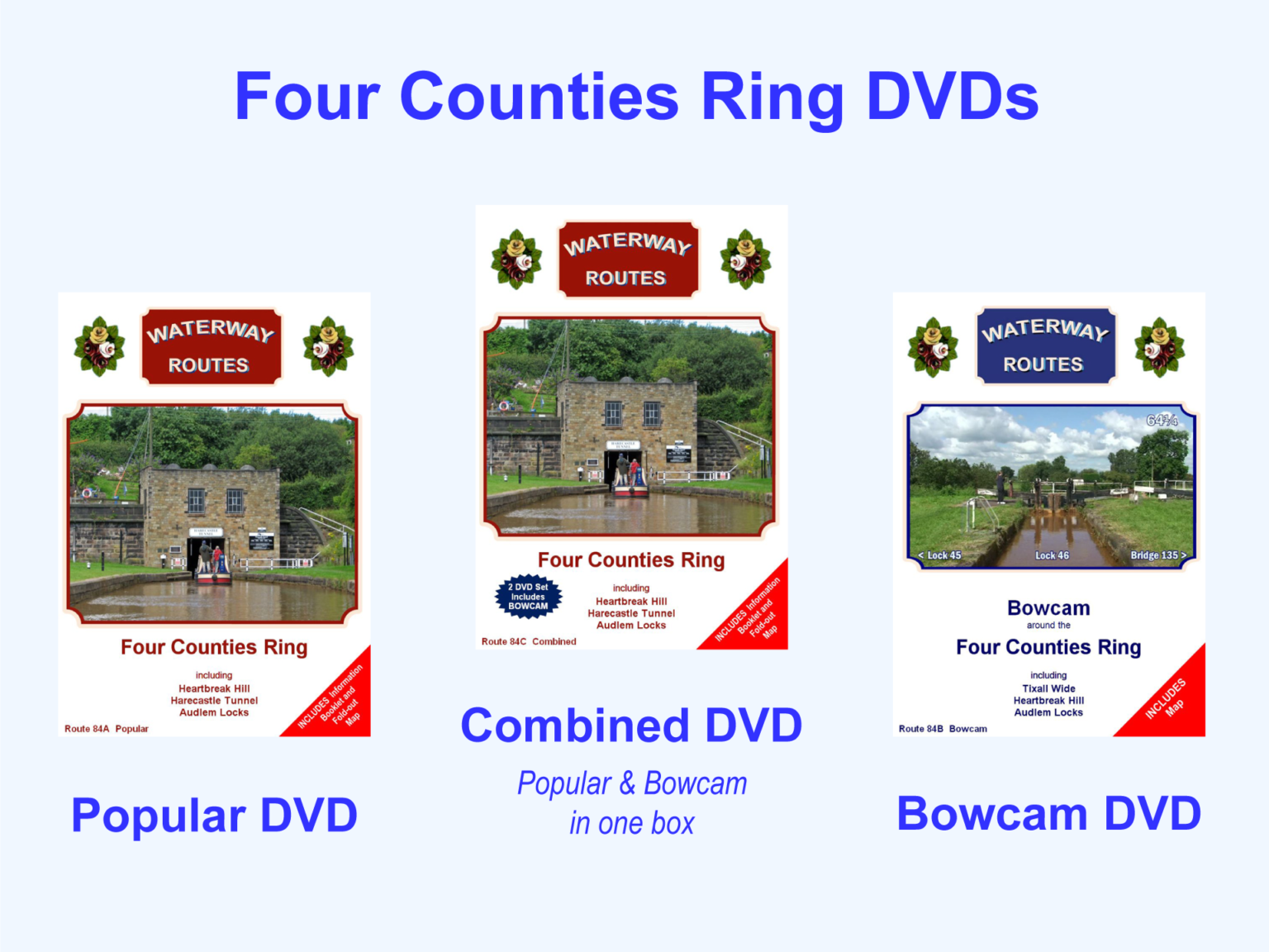 Four Counties Ring DVDs - Waterway Routes